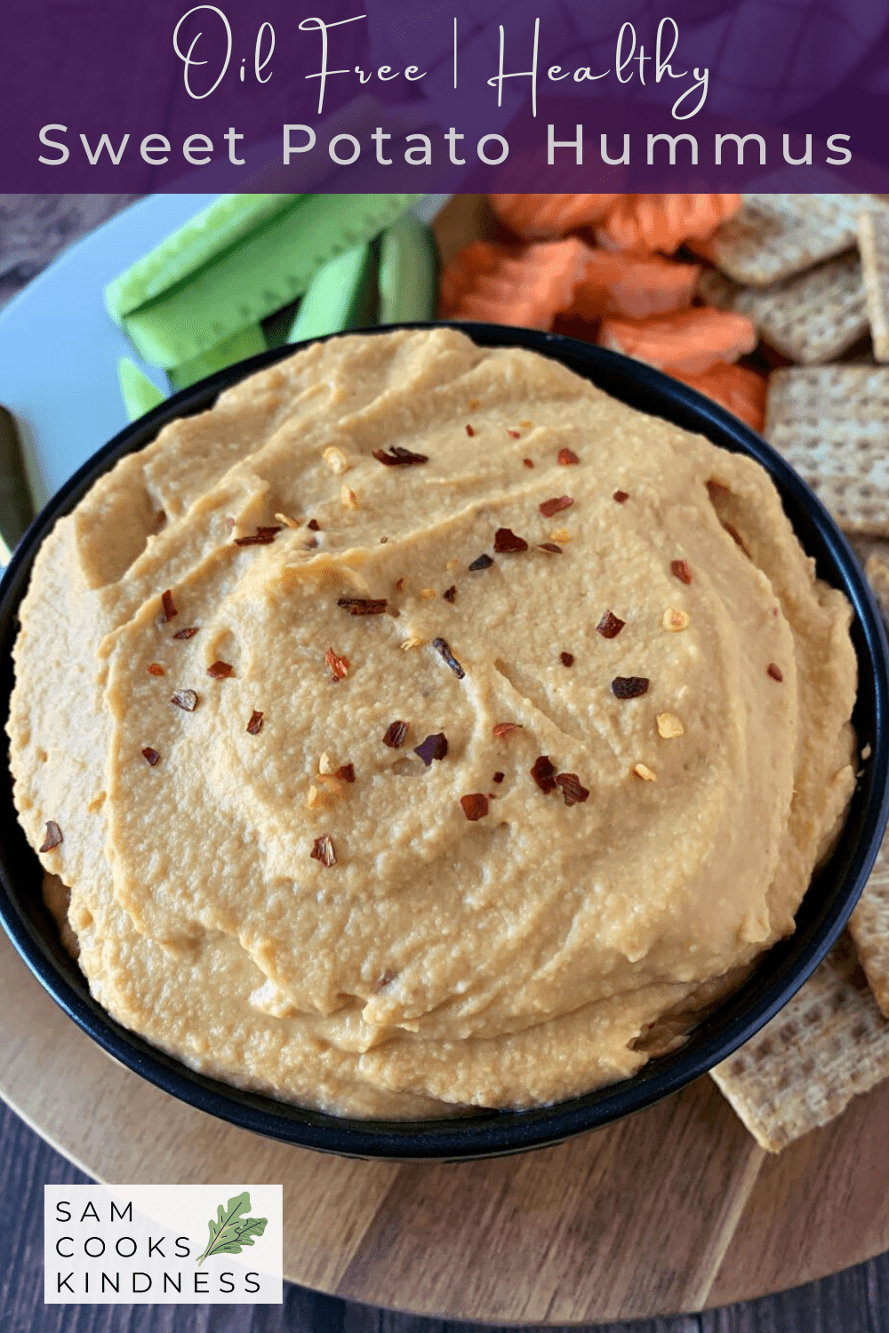 Oil-Free Sweet Potato Hummus
