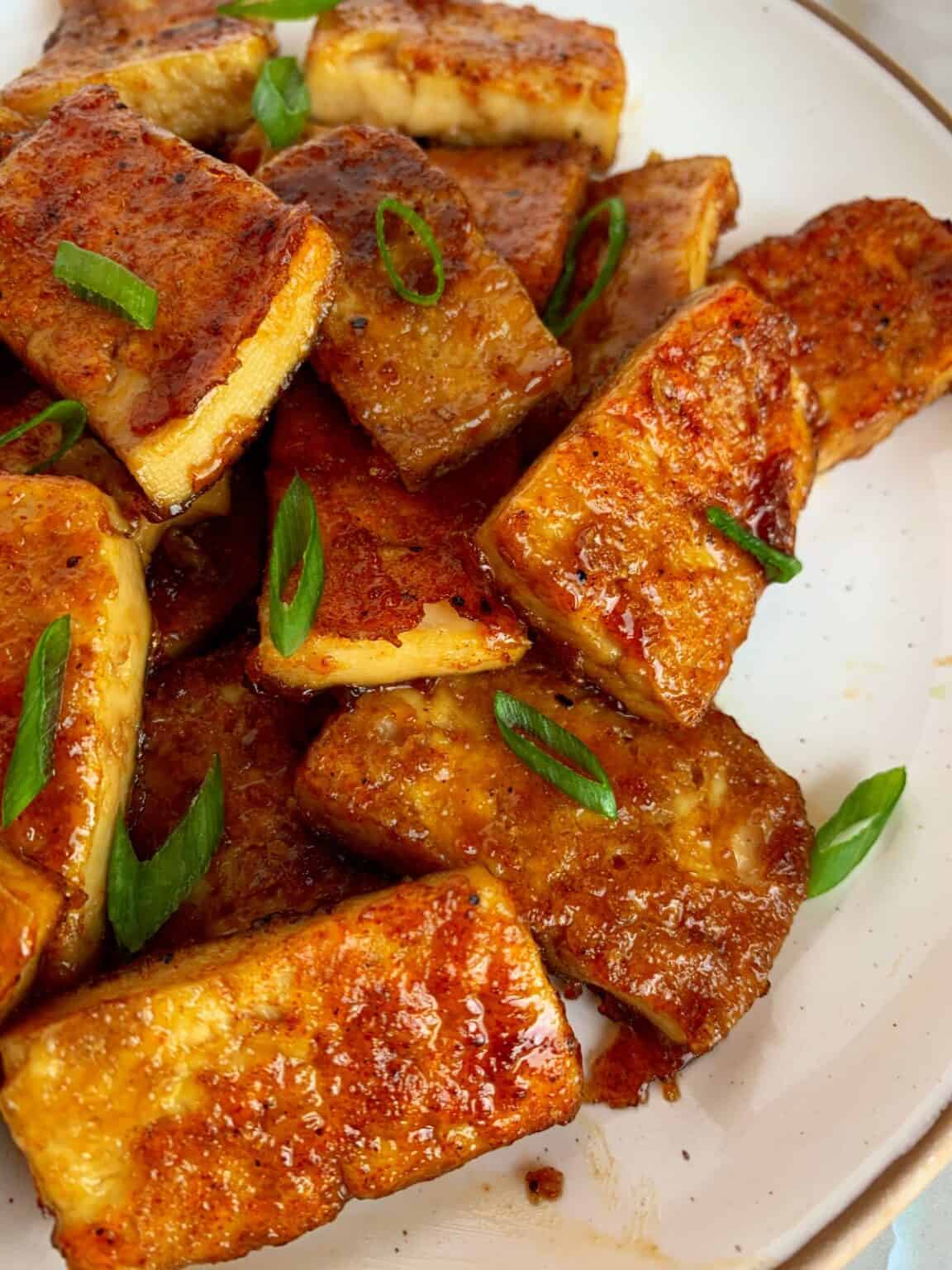 Sweet & Sticky Tofu - Sam Cooks Kindness