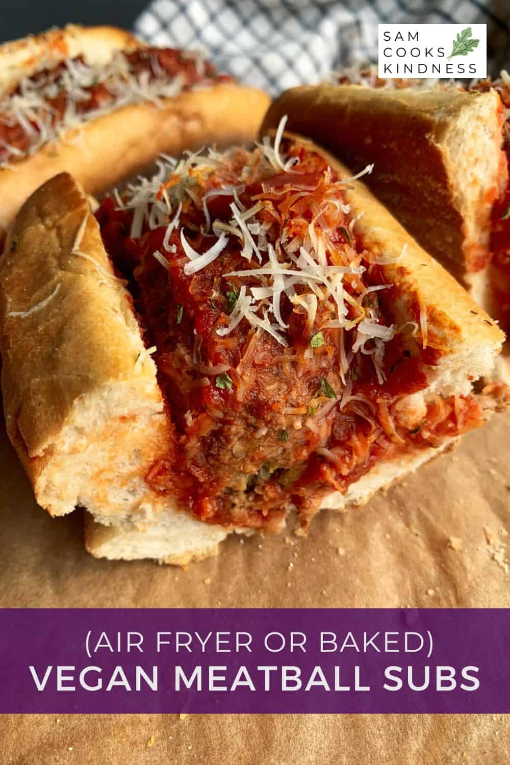 How to make a Vegan Meatball Sub - Sam Cooks Kindness