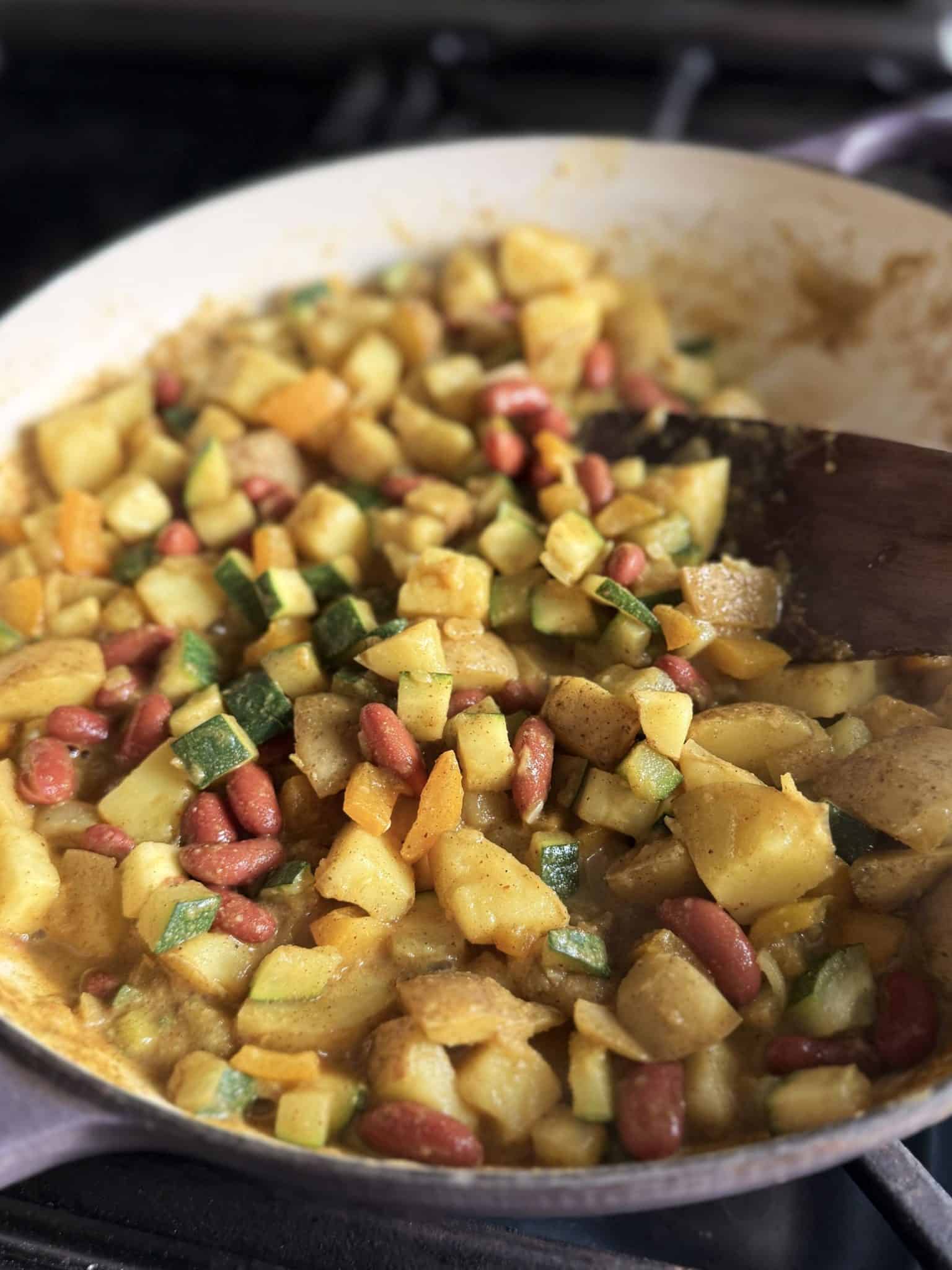 Vegan Potato Breakfast Scramble - Sam Cooks Kindness