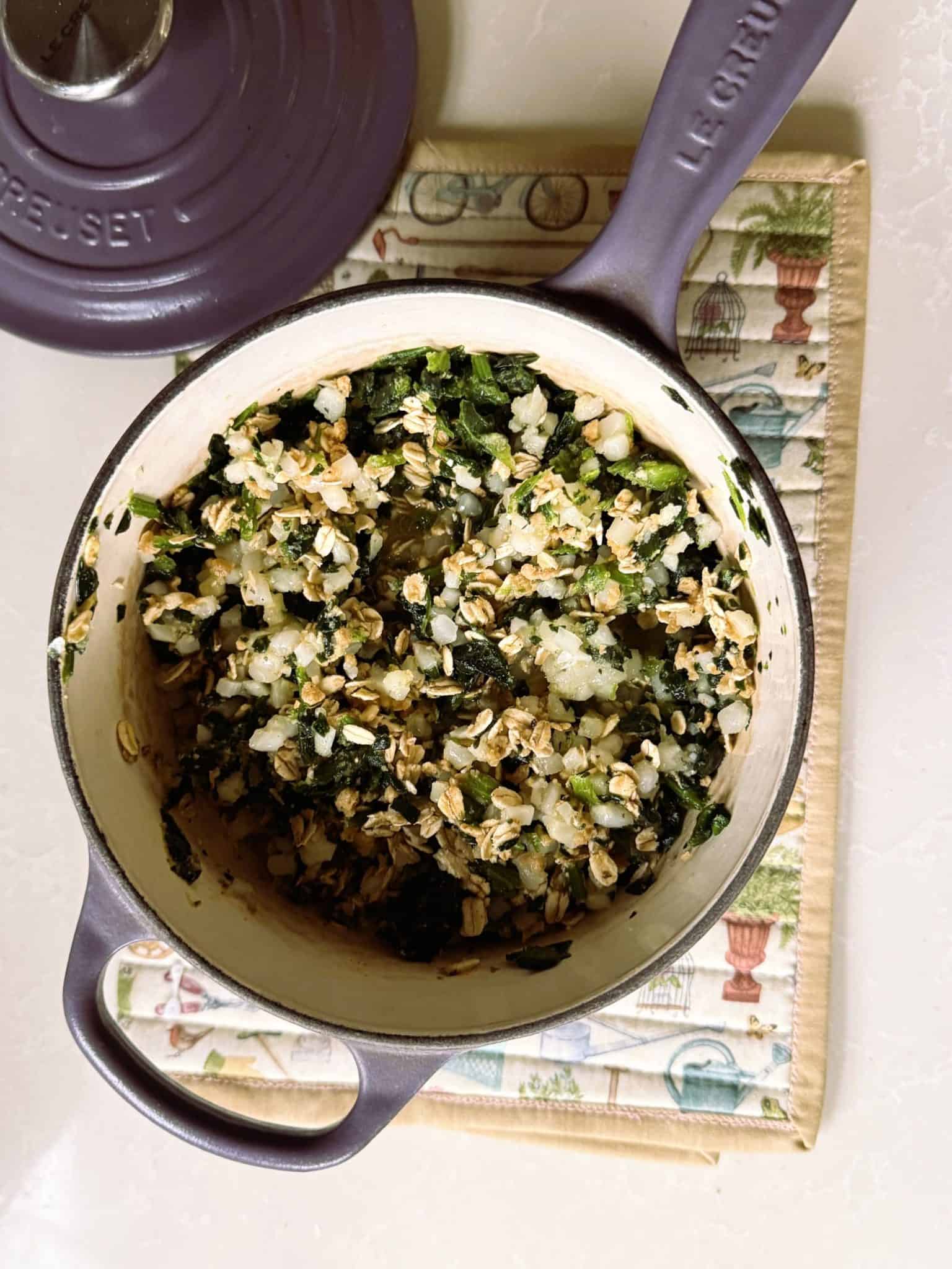 Savory Oatmeal with TVP (High Protein Vegan Recipe) - Sam Cooks Kindness